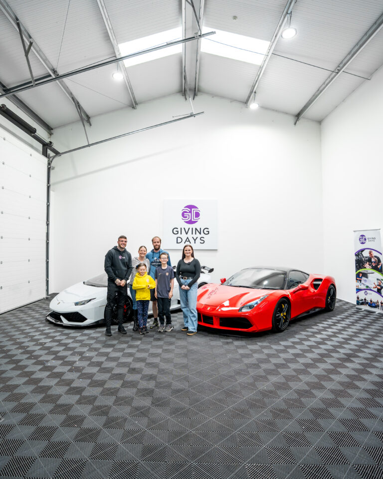 A family supported by Finnbar’s Force enjoys an experience day with us – Giving Days